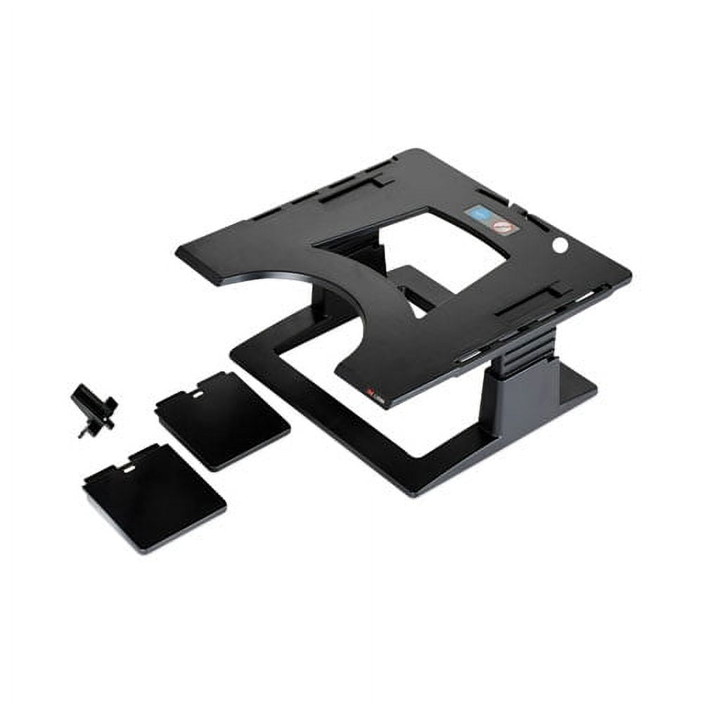 Adjustable Notebook Riser, 13" X 13" X 4" To 6", Black, Supports 20 Lbs ...
