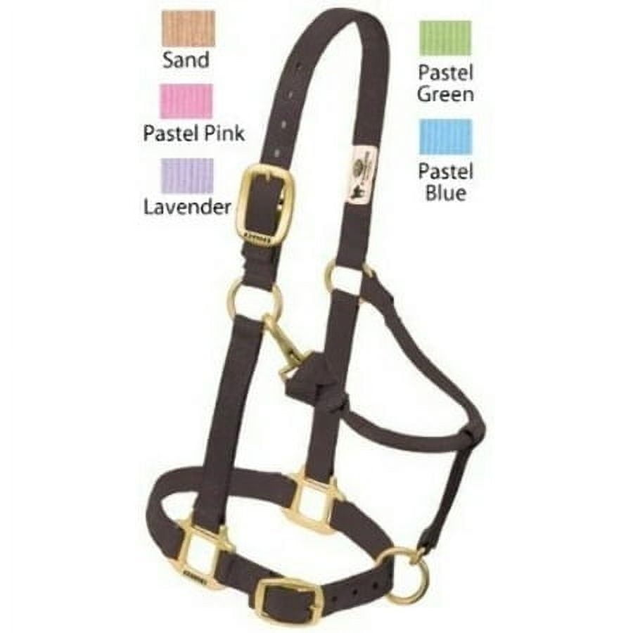 Adjustable Nylon Snap Halter 3/4 - Suckling Size in Blue - Walmart.com