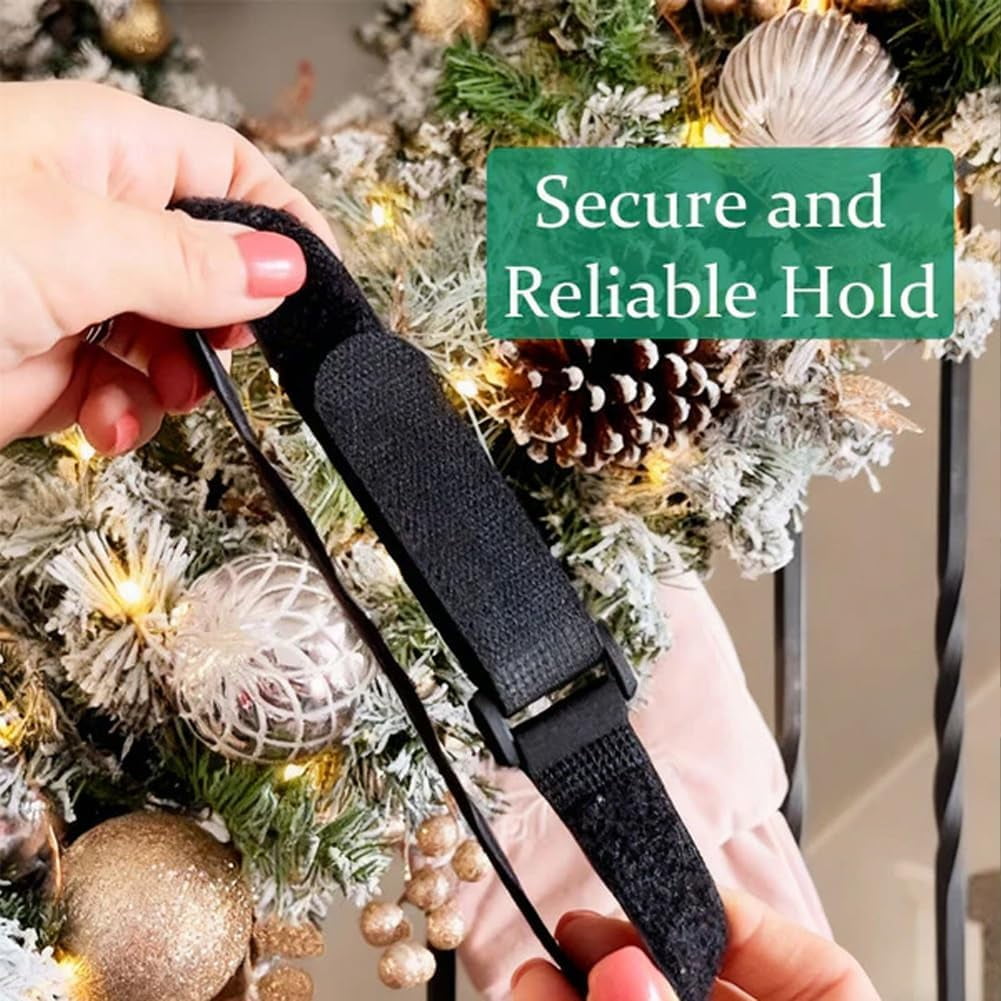 Adjustable Nylon Wreath Straps, Reusable Garland Hanger for Door Frame ...