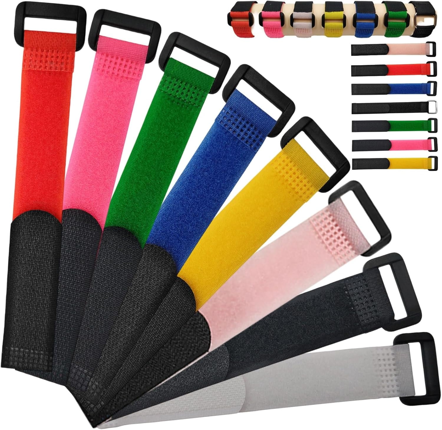 Adjustable Nylon Wreath Straps,Reusable Garland Hanger for Door Frame ...