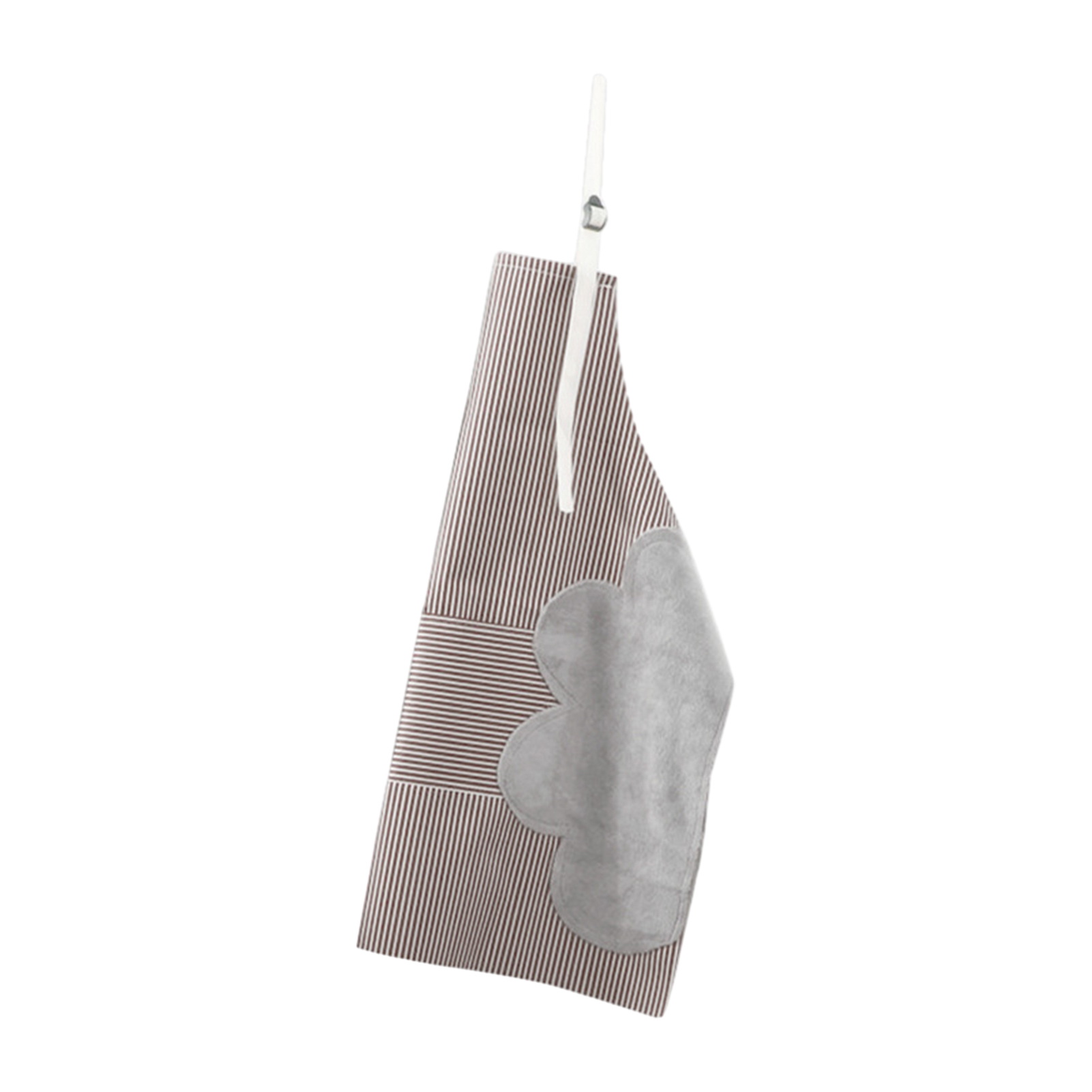 Adjustable Oil-proof Cooking Apron with Large Pocket - Striped Print ...