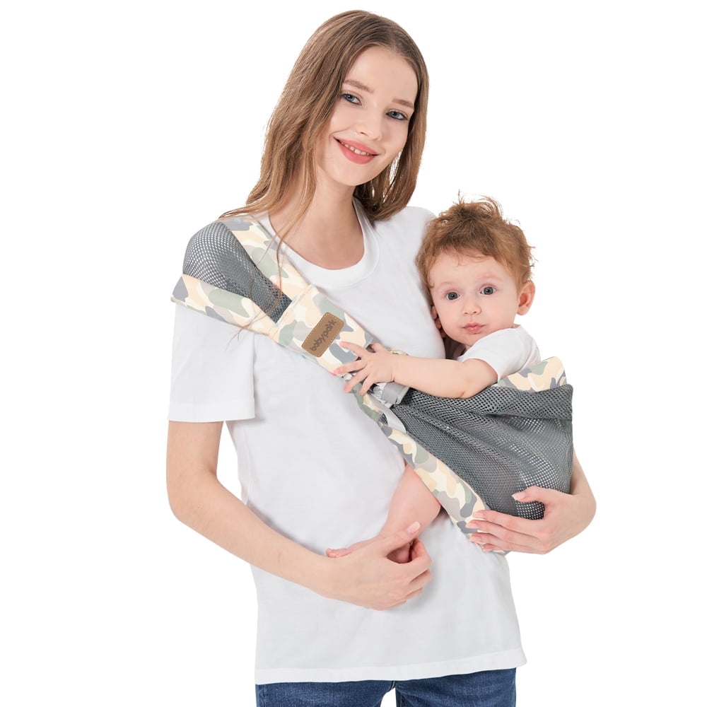 Adjustable One Shoulder Baby Carrier for Infant, Lightweight Breathable ...
