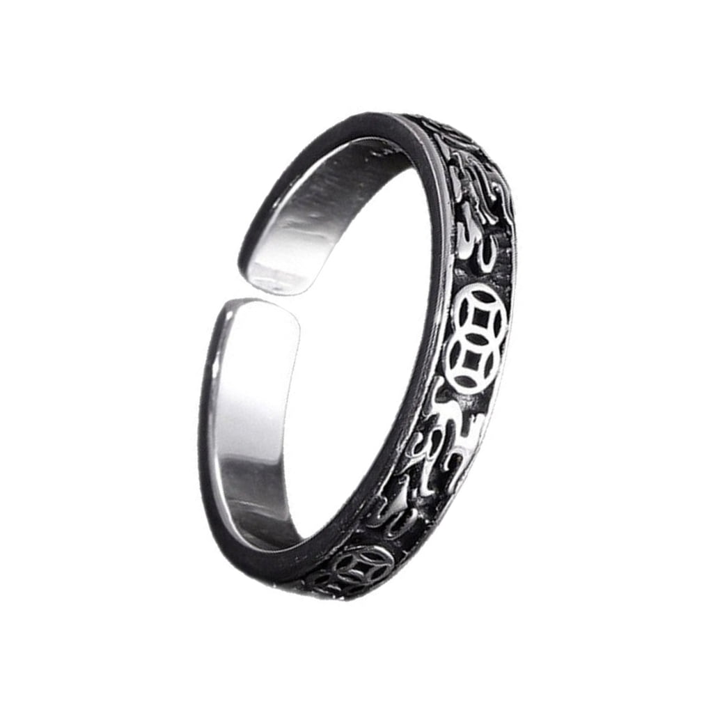 Adjustable Open Copper Rings for Him Representing Good Luck and ...
