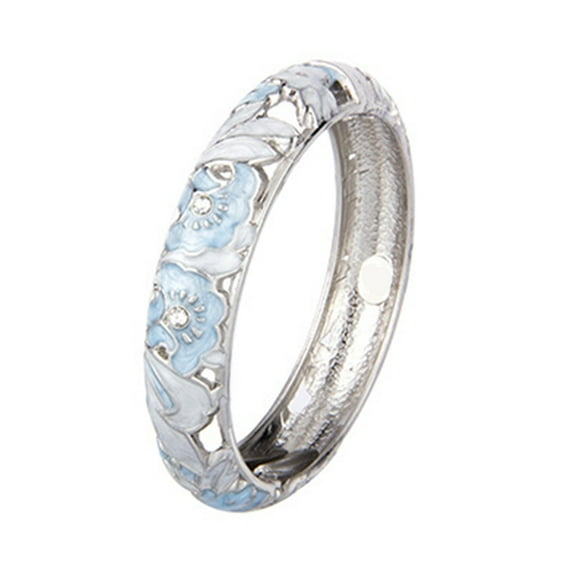 Adjustable Open End Bangle Ethnic Enameled Jewelry For Women Hawaiian ...