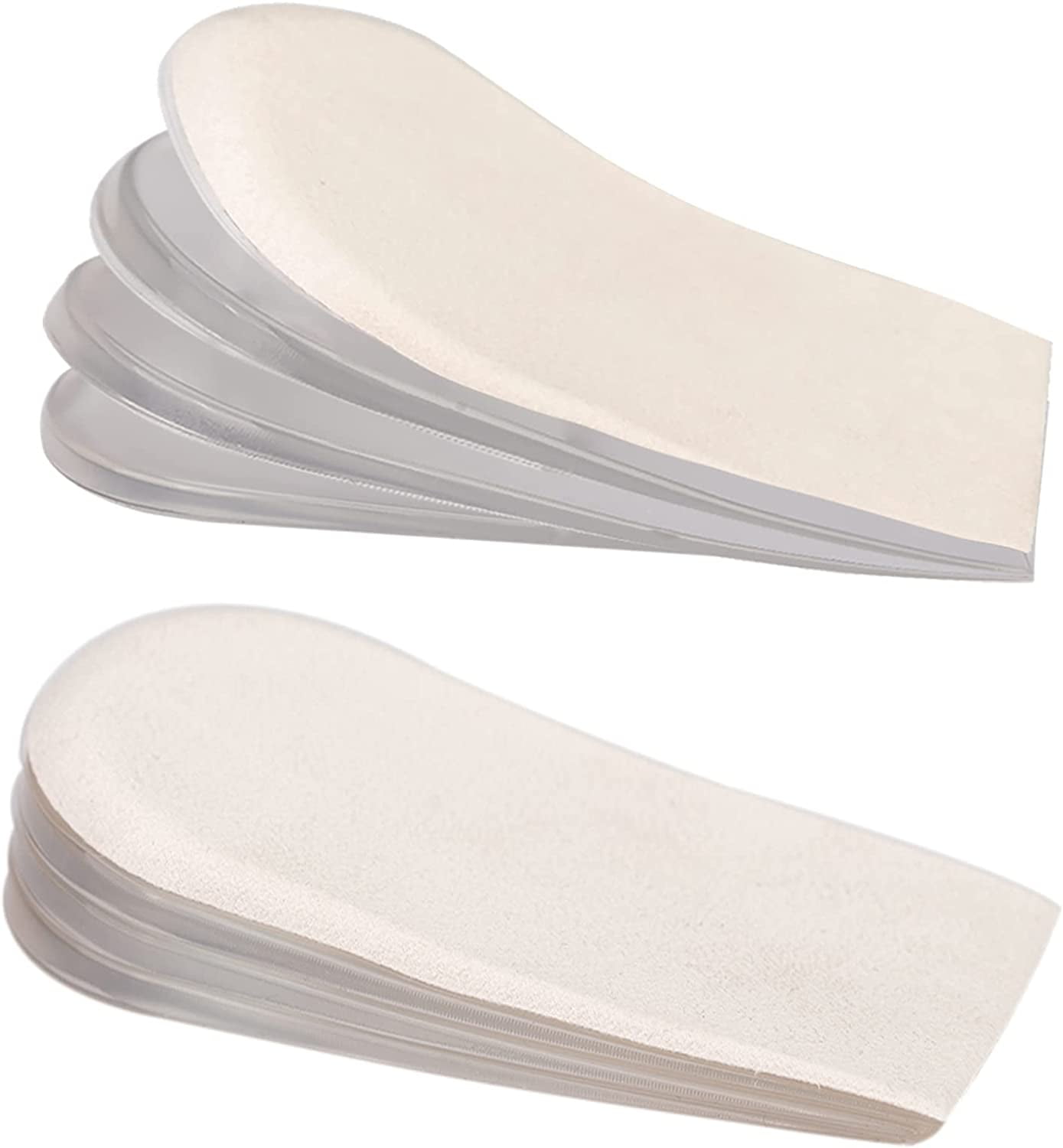 Adjustable Orthopedic Heel Lift Inserts, 1/4" to 1" Gel Heel Pads ...