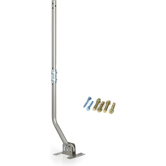Adjustable Outdoor / Attic Antenna Mounting Pole - Universal J Pipe ...