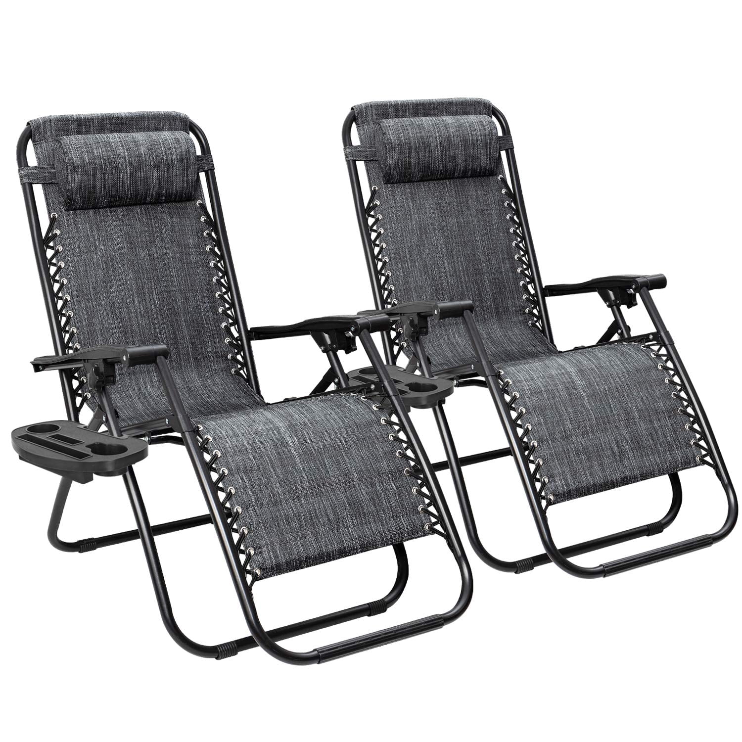 Adjustable Outdoor Zero Gravity Chair Folding Recliner Lounge Chair ...