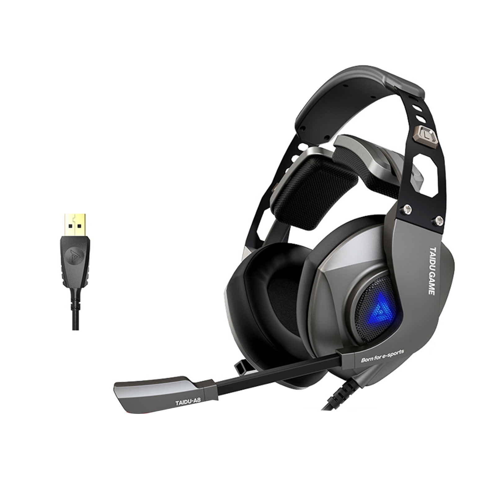 Adjustable Over Ear Headphones With Built In Microphone Noise ...