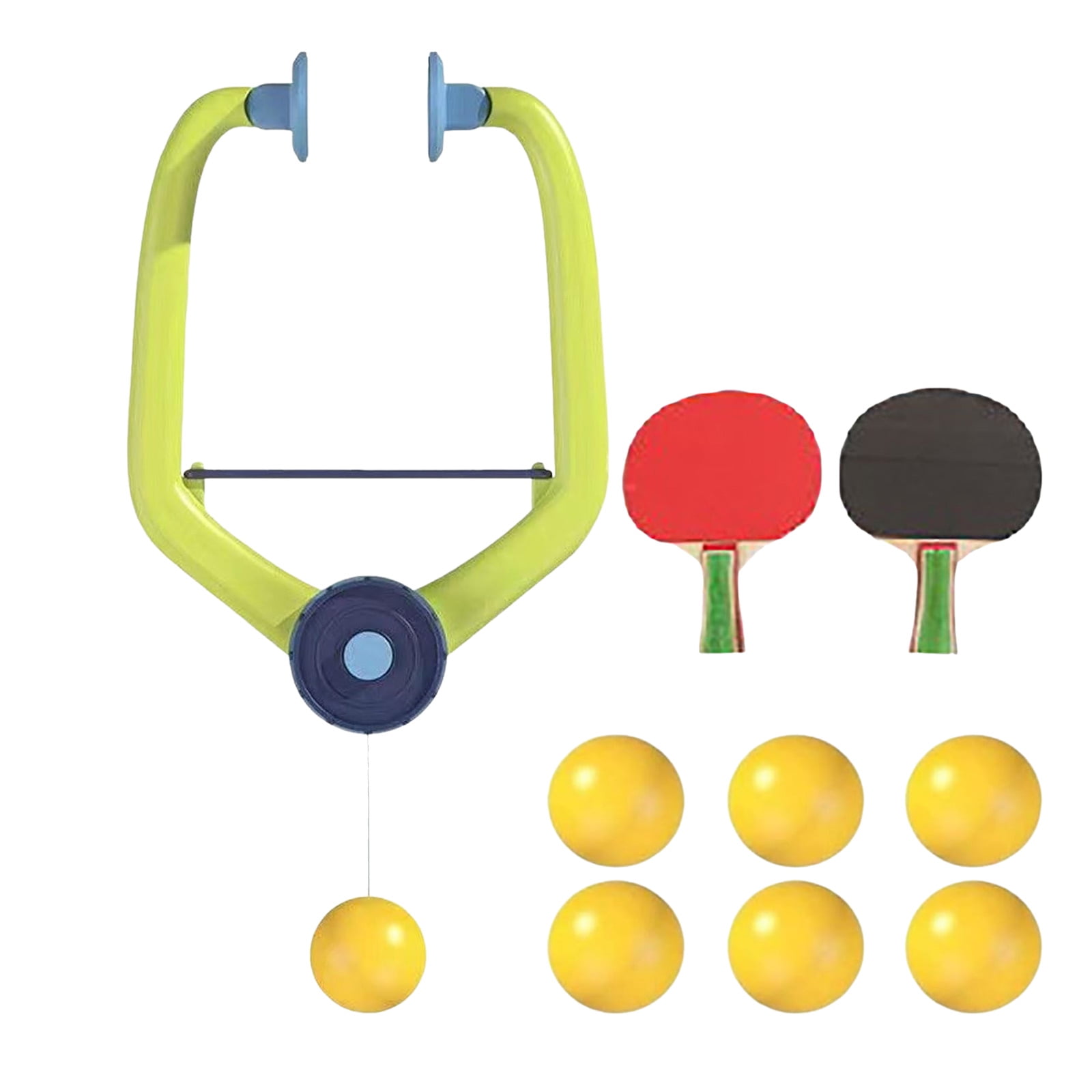 Adjustable Over The Door Ping Pong Game Hanging Table Tennis Trainer ...