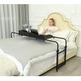 Adjustable Overbed Table, Over the Bed Table with Wheels, Medical ...