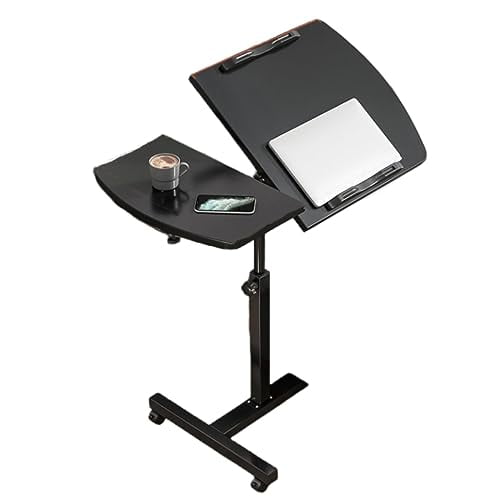 Adjustable Overbed Table with Wheels Convenient and Versatile Bedside ...