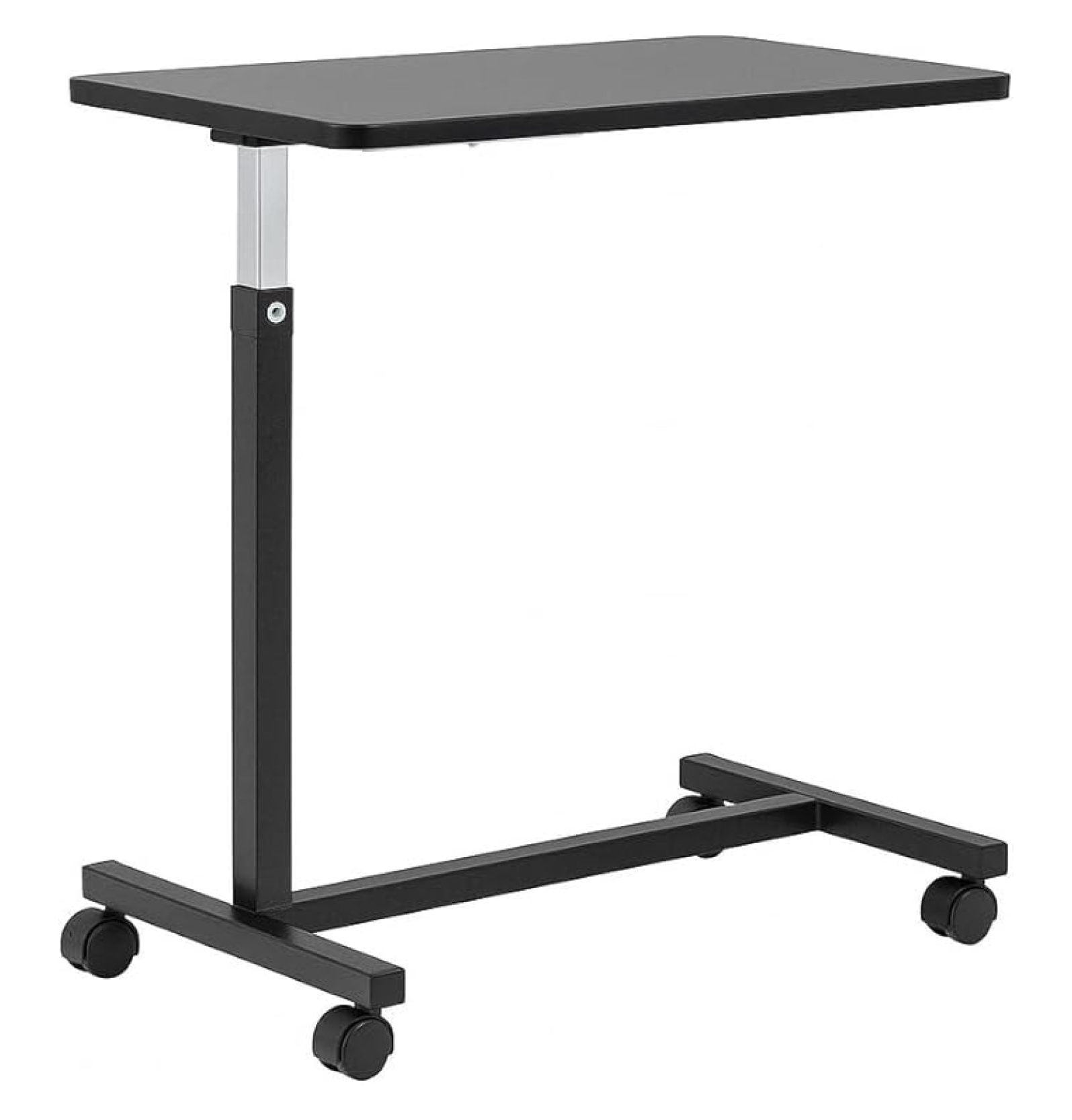 Adjustable Overbed Table on Wheels – Height Adjustable from 30” to 42 ...