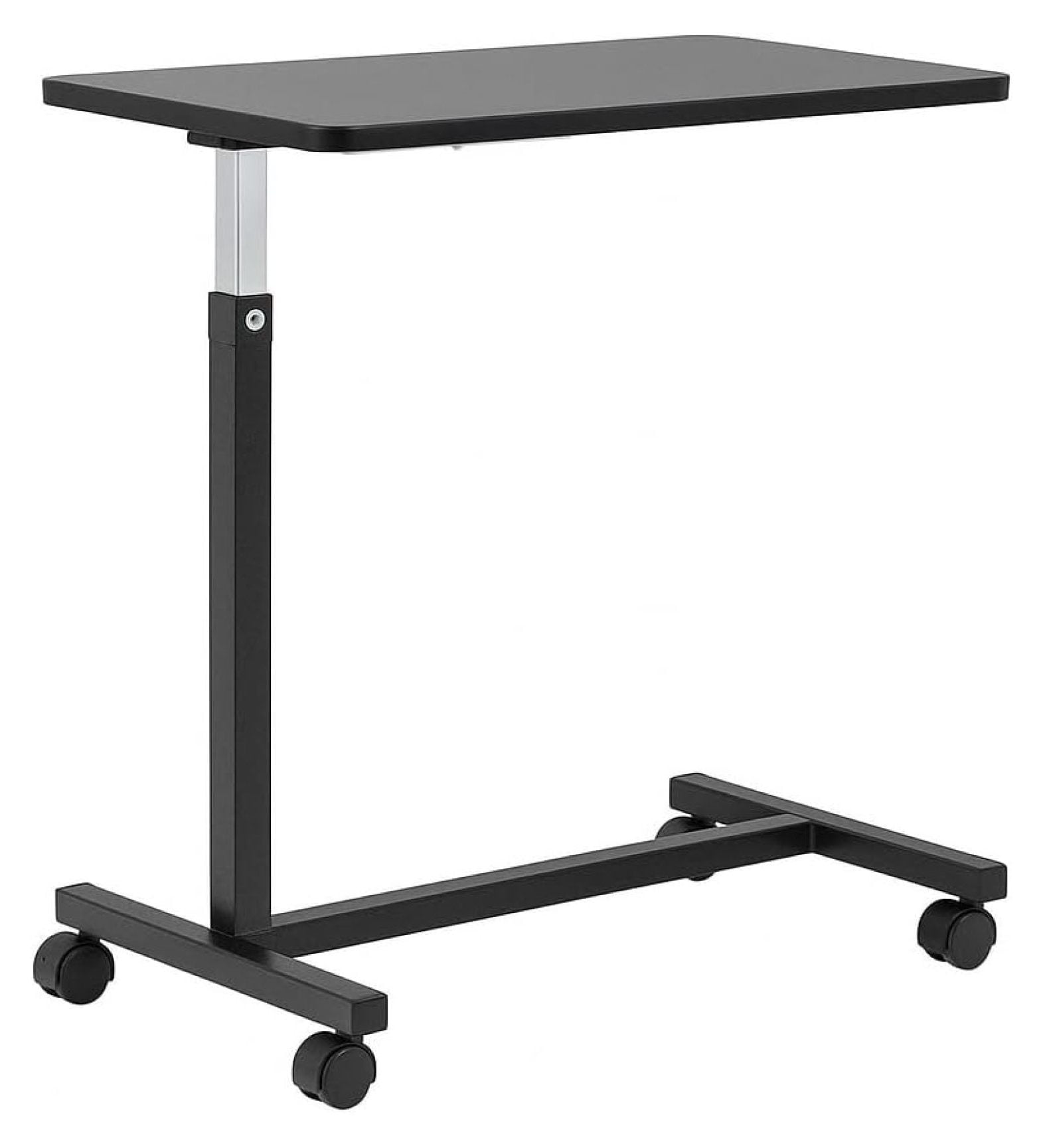 Adjustable Overbed Table on Wheels – Height Adjustable from 30” to 42 ...