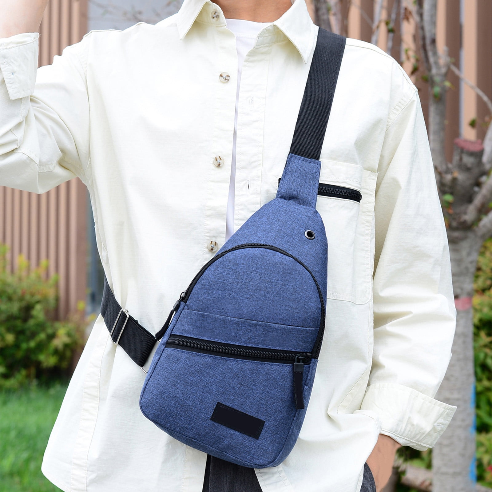 Adjustable Oxford Cloth Chest Bag - Crossbody Messenger Pack + Mini ...