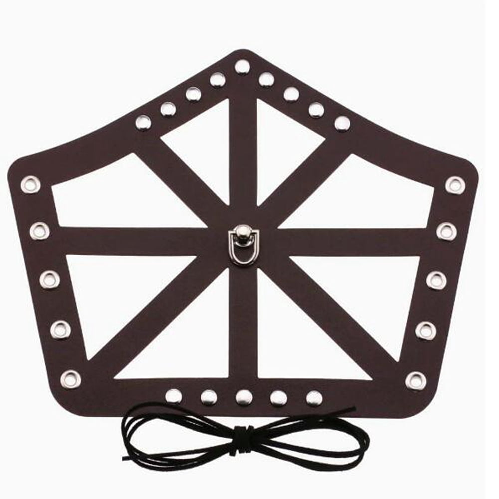 Adjustable PU Leather Cord Bracelet with Cord Gauntlet Wristband Cuff ...