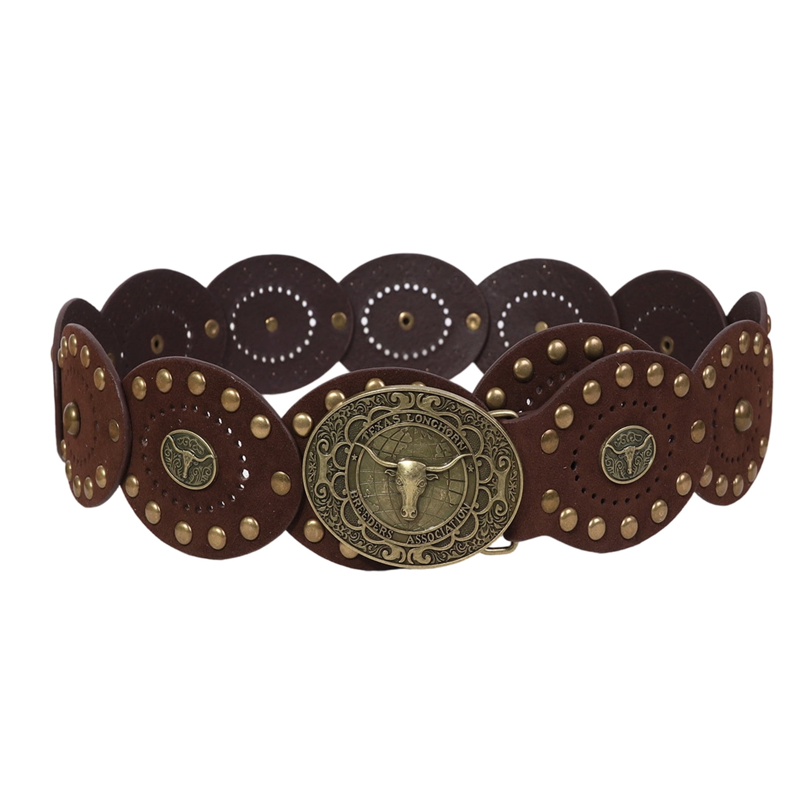 Adjustable PU Leather Strap With Cultural Detail Fashion Waist Belt For ...