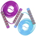 Adjustable PVC Jump Rope, Soft Anti-Winding Skipping Rope with Non-Slip ...