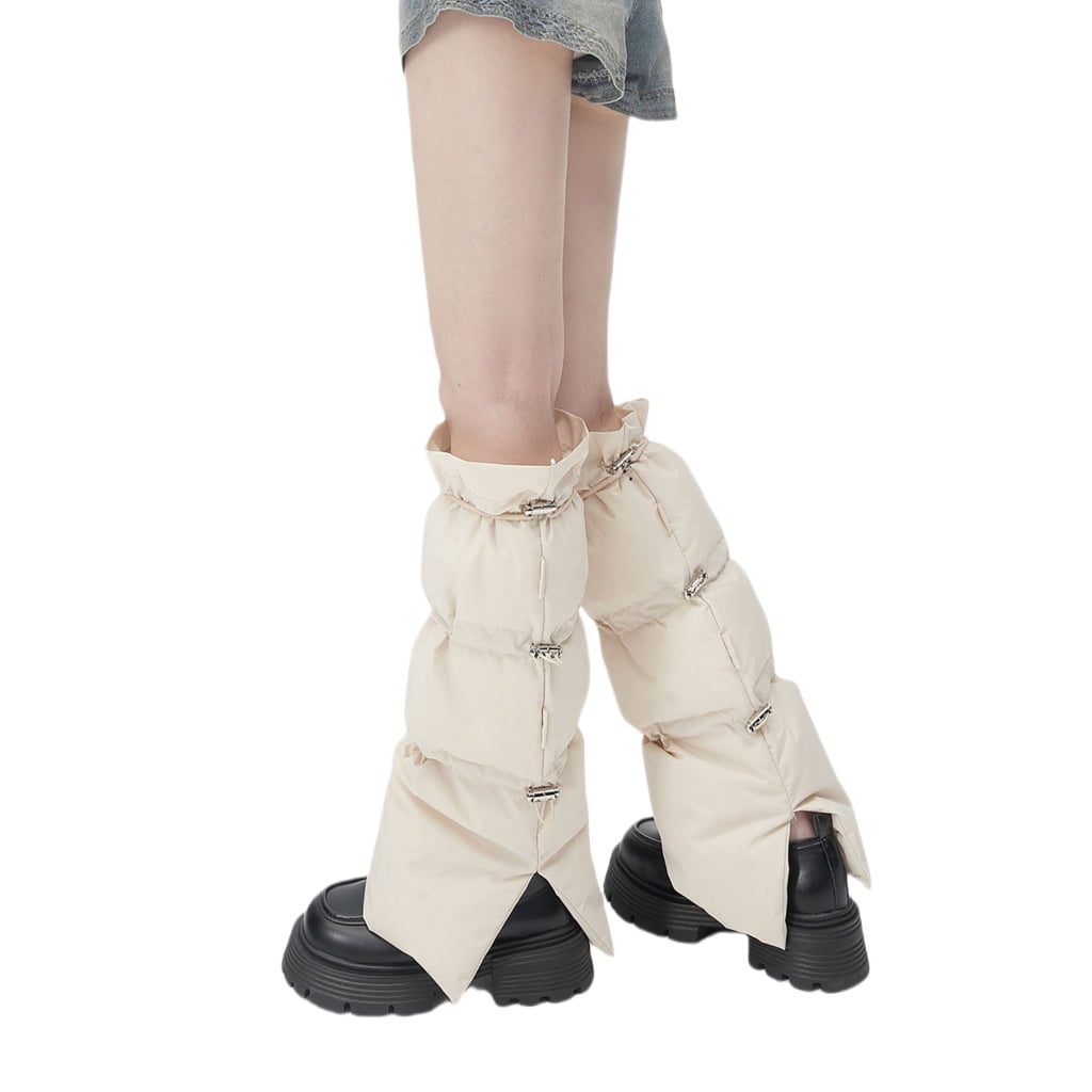 Adjustable Padded Leg Covers for Warmth in Cold Weather Women Puffer ...