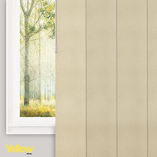 Adjustable Panel Track Blinds for Sliding Glass Door, 46"-86" W x 0-96 ...