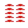 Adjustable Paper Graduation Hats 10 Pack with Elastic Bands for ...