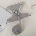 Adjustable Pet Chest Strap Harness Leash Set Escape Proof Small Dog Cat ...