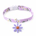 Adjustable Pet Collar with Bowknot, Soft Cotton Blend Neckband for Cats ...