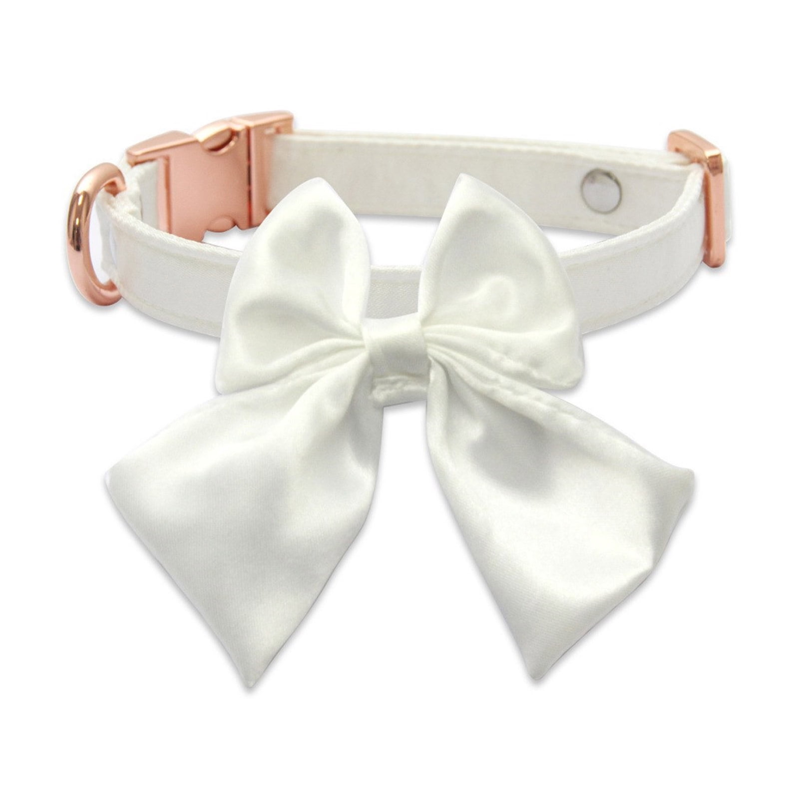 Adjustable Pet Collar for Dogs and Cats Large Bowknot Elegant Collar ...