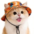 Adjustable Pet Fisherman Sun Hat, Breathable Lightweight Outdoor Sun ...