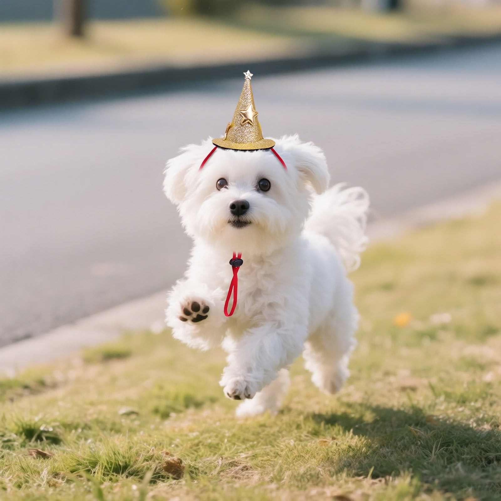 A Adjustable Pet Hat Cat Dog Headwear Costume Party Photo Props Holiday ...