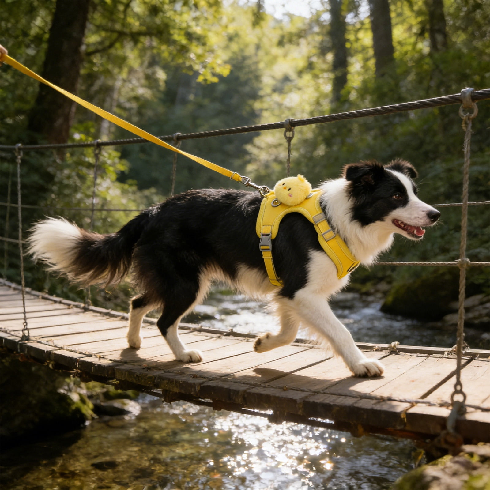 Adjustable Pet Leash with Vest, Breathable Mesh Harness for Cats and ...