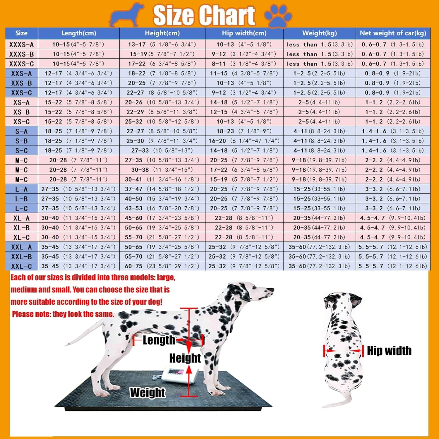Adjustable Pet Mobility Aid for Dogs, Hind Support Wheelchair for Small ...