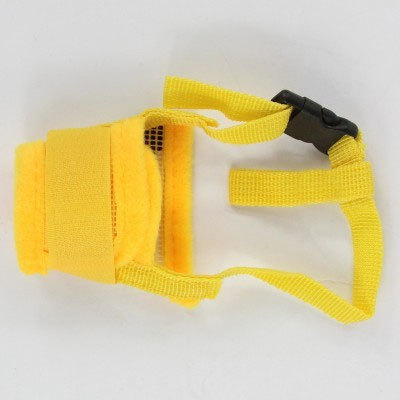 Adjustable Pet Mouth Cover Dog Mask Bark Bite Soft Mouth Muzzle ...