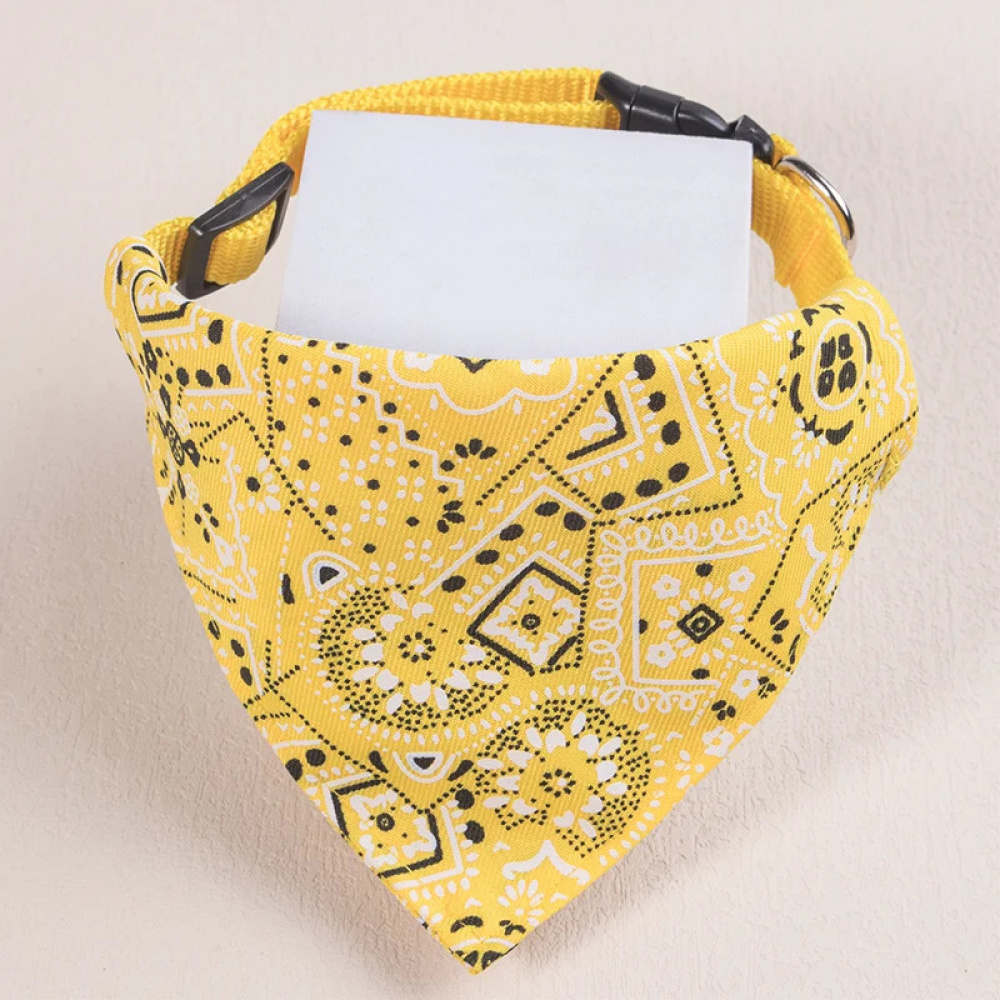 Adjustable Pet Puppy Cat Scarf Bandana Collar Neck Scarf For Small Dogs ...