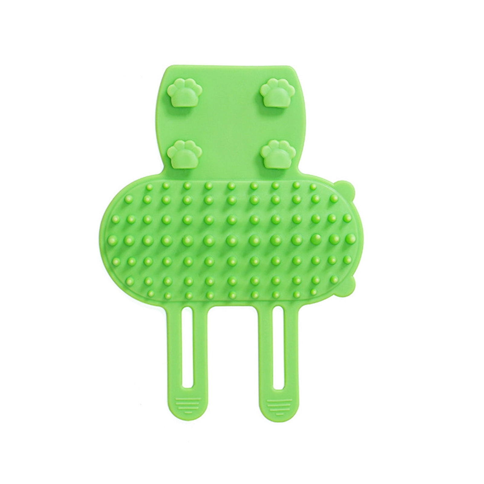 Adjustable Pet Selfs Groomer with Silicone Massage Brush, Wall ...