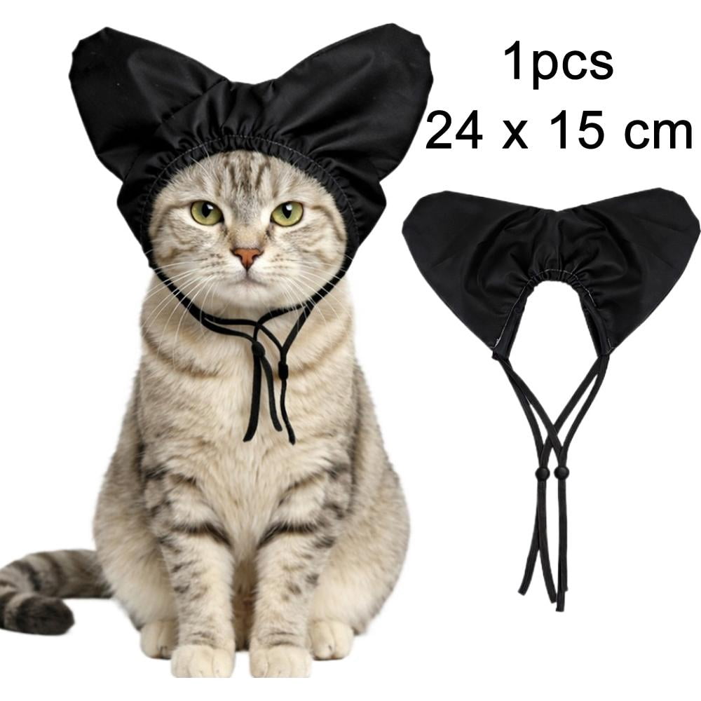 Adjustable Pet Shower Hat Dog Cat Shower Hat, Waterproof Adjustable Ear ...