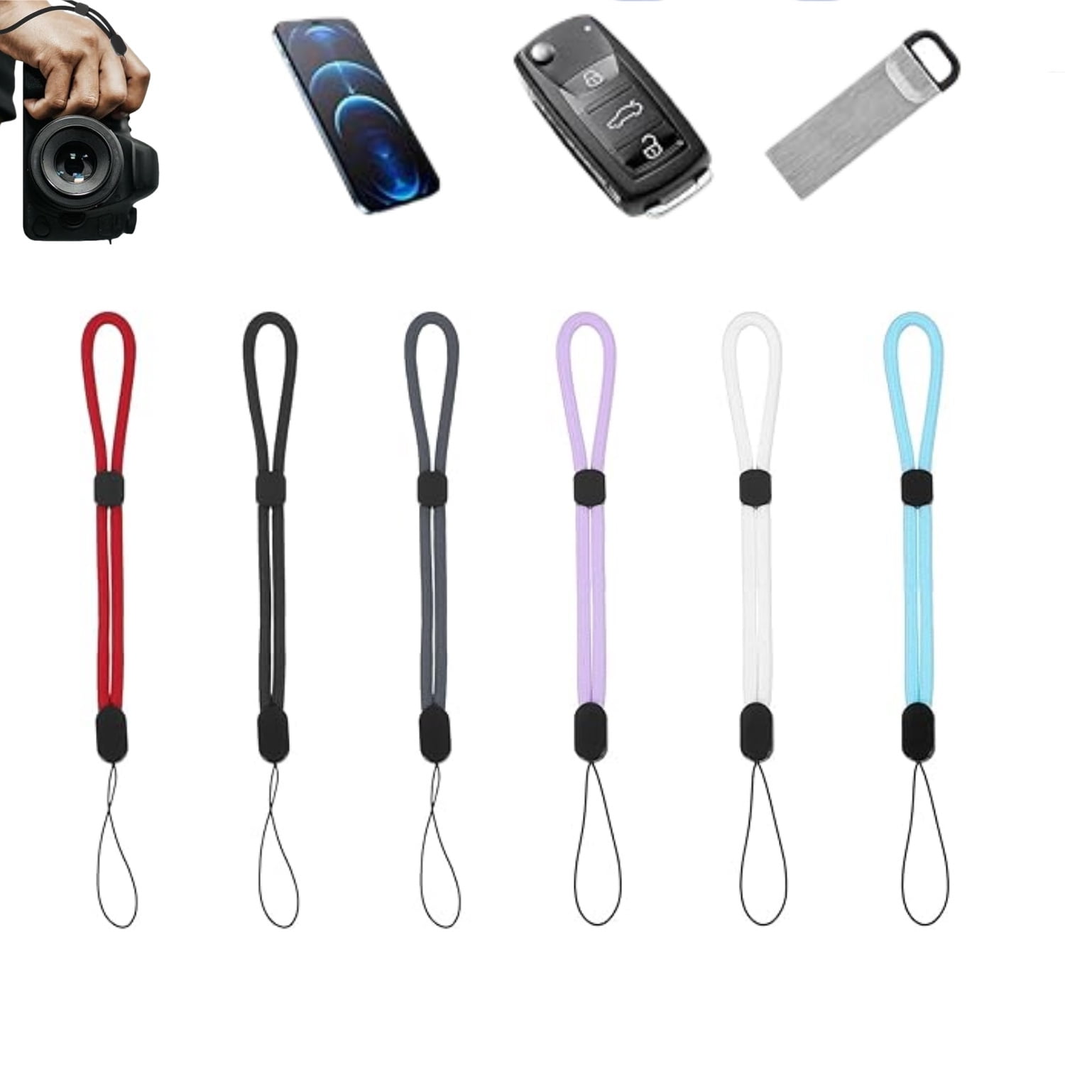 Adjustable Phone Wristlet Straps Lanyard 8pack Hand Wrist Strap Lanyard ...
