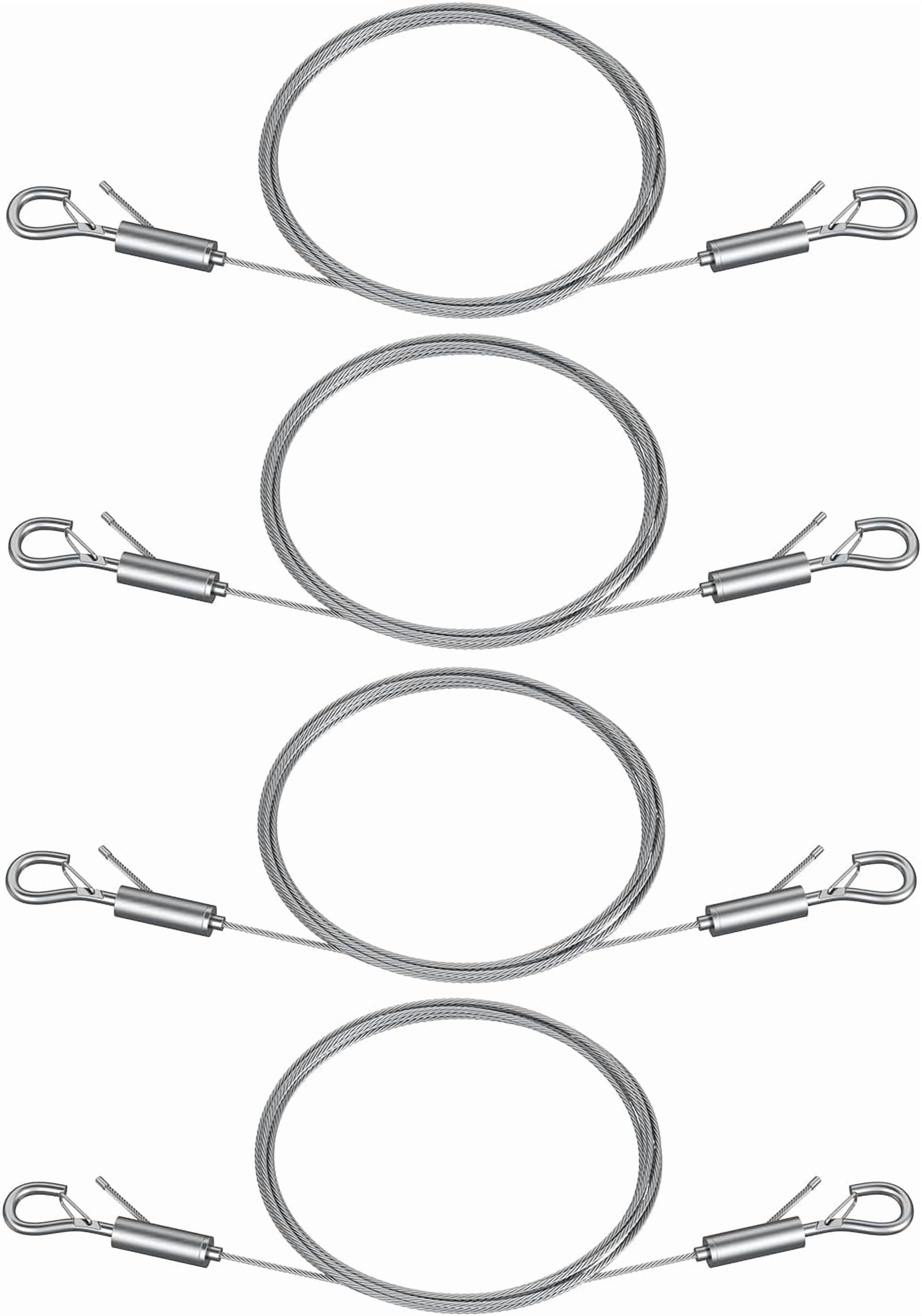 Adjustable Picture Hanging Wire, 6.6 Feet 1/16" , Picture Hanging Kit ...