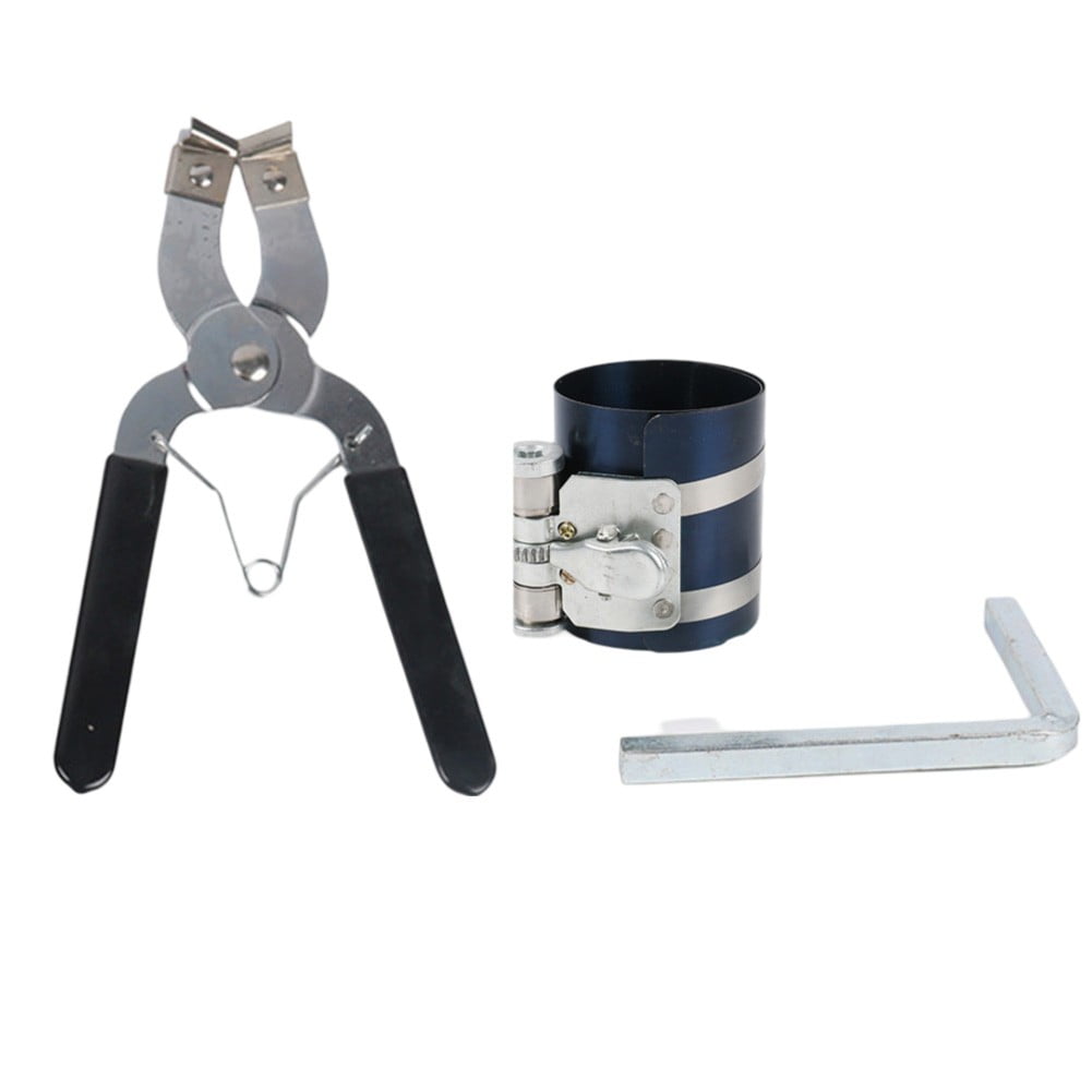 Adjustable Piston Ring Compressor Tool Piston Ring Pliers Compressor ...