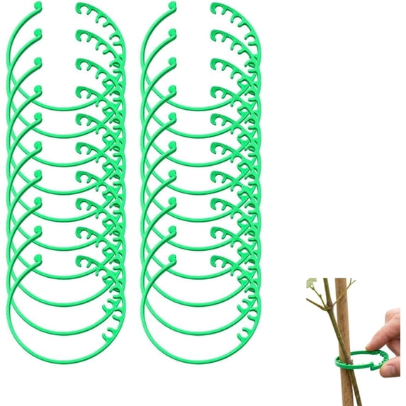 Adjustable Plant Fixing Buckle, Reusable Plant Support Clips, Garden ...
