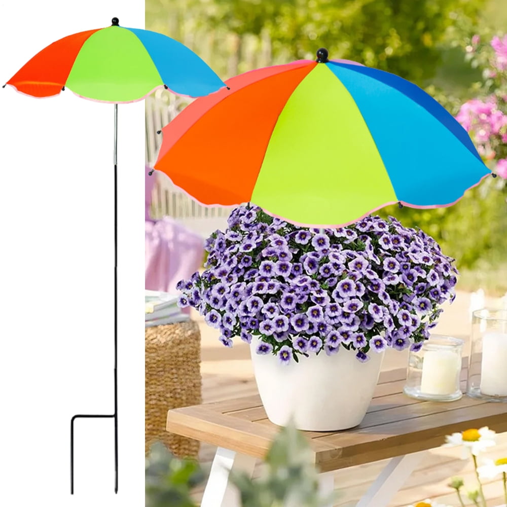 Adjustable Plant Shade Umbrella | Sun Protection Umbrellas for Potted ...