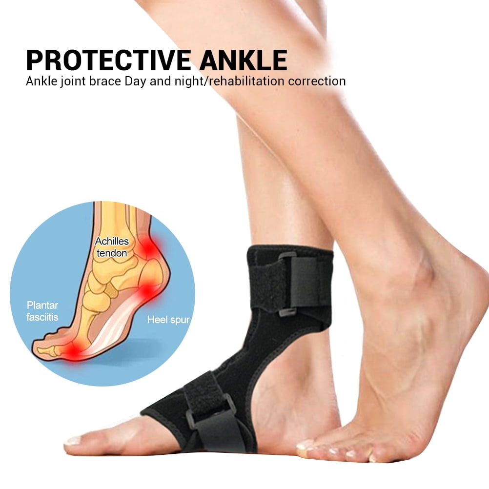 Adjustable Plantar Fasciitis Night Splint - Universal Right/Left Foot ...