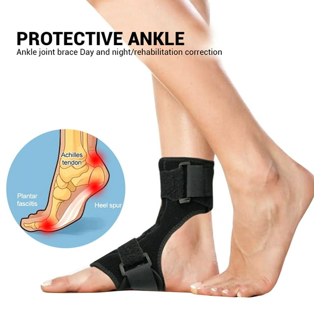 Adjustable Plantar Fasciitis Night Splint - Universal Right/Left Foot ...