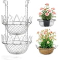 Adjustable Planter Inserts for Tall Pots – Stainless Steel Plant Risers ...