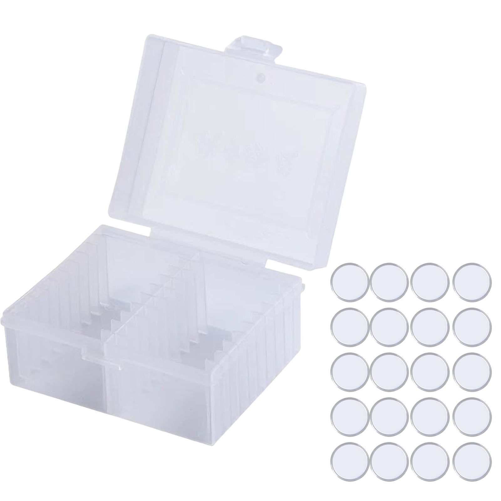 Adjustable Plastic Coin Storage Case For Collectible Protective With ...