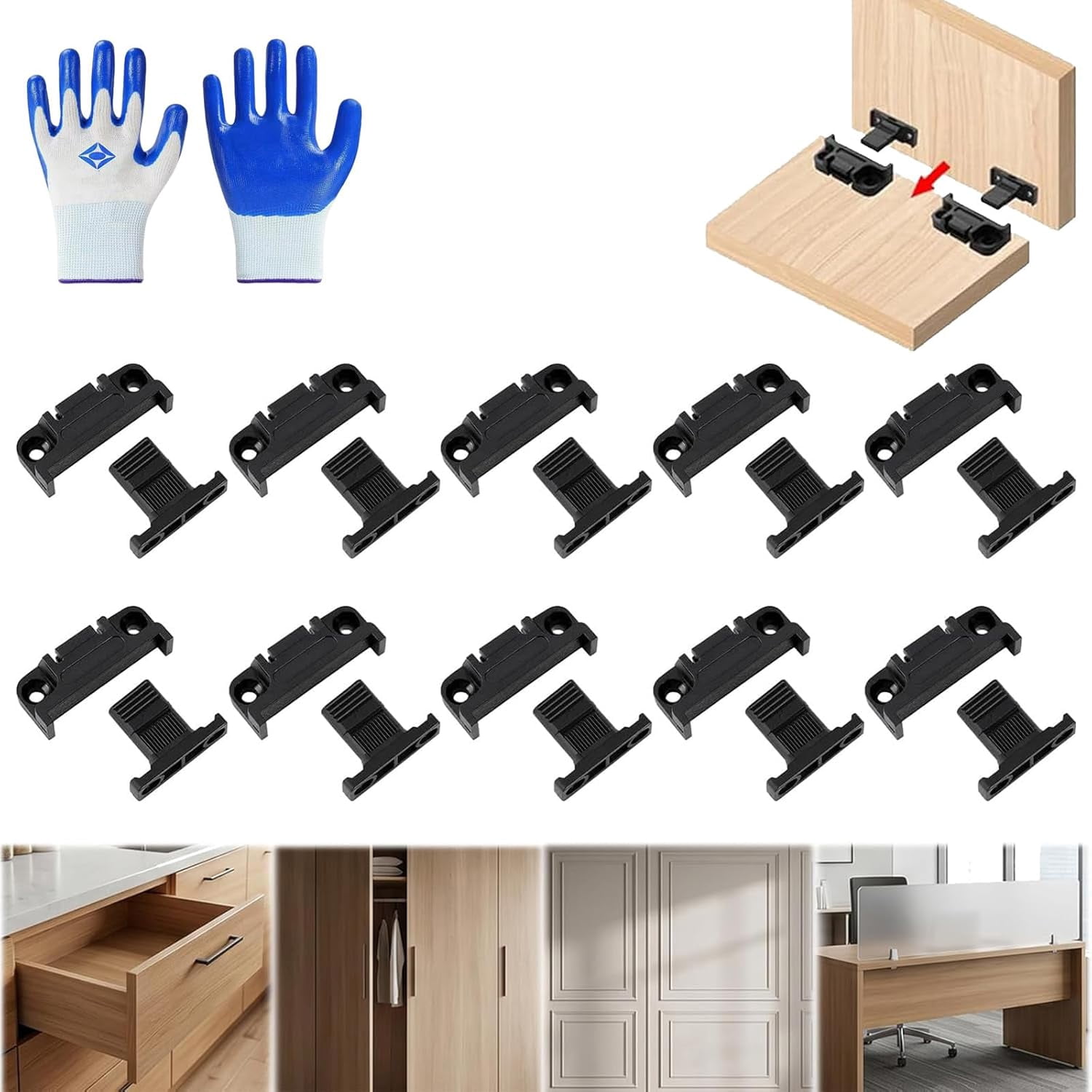 Adjustable Plastic Fixed Matched Hardware,2-in-1 Snap in Quick Release ...