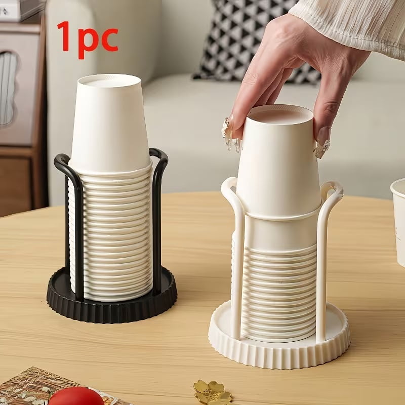 Adjustable Plastic Tray - Multifunctional Paper Cup Storage Rack for 3 ...