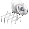 Adjustable Plate Organizer Rack, Retractable Small Dish Drying Rack ...