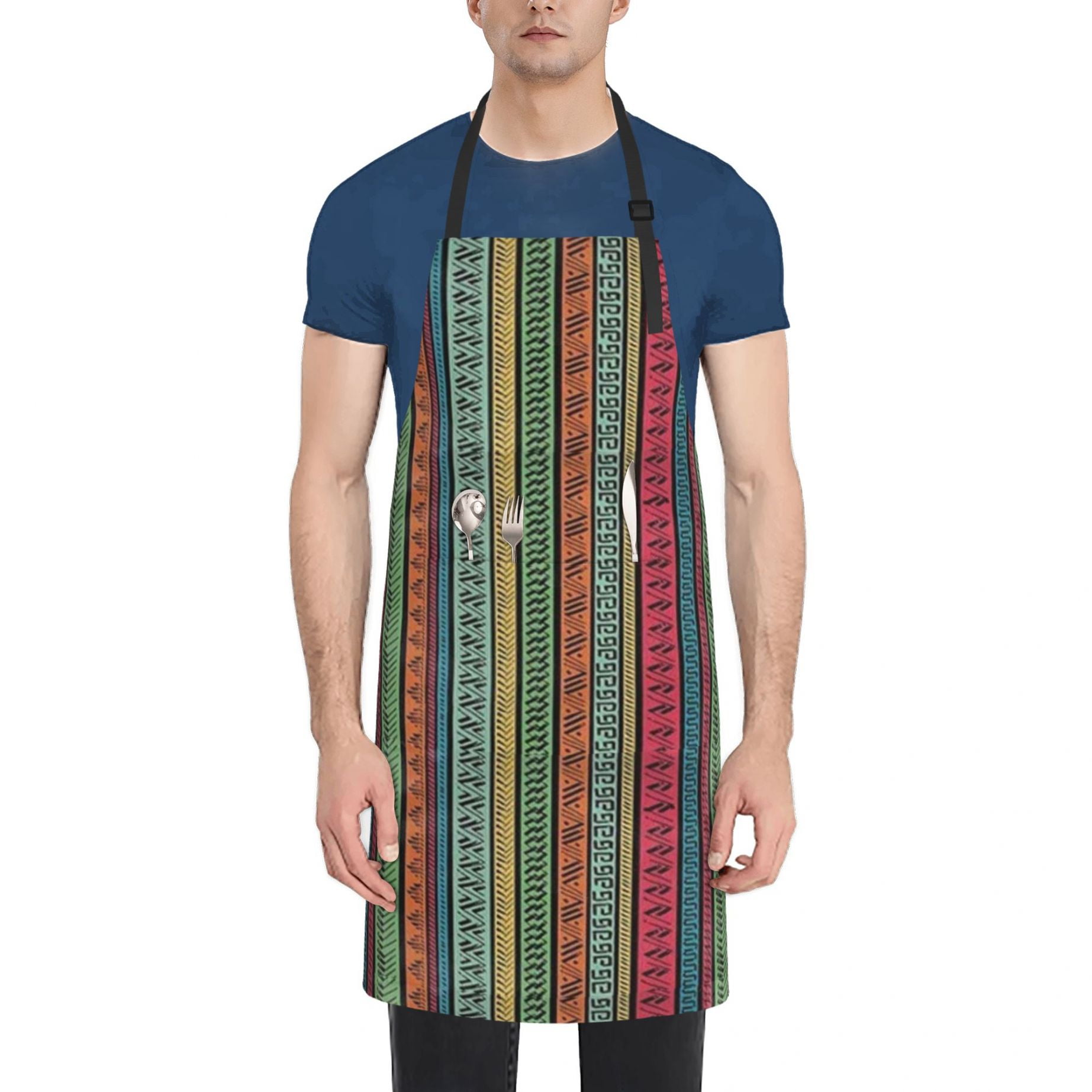 Adjustable Pocket Artistic Hand Drawn Vertical Borders Colorful Native ...