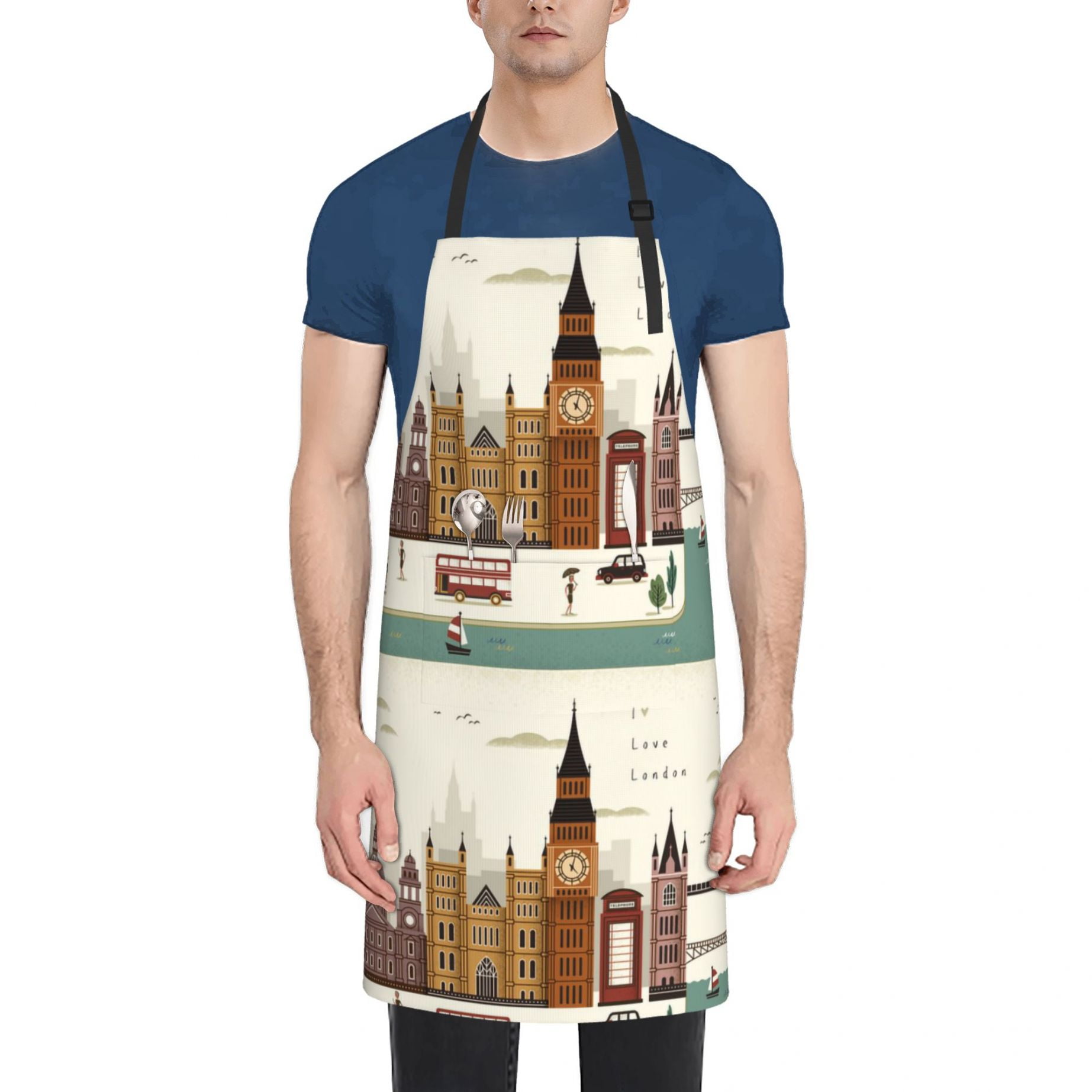 Adjustable Pocket London Travel Scene Famous City England Big Ben Women ...