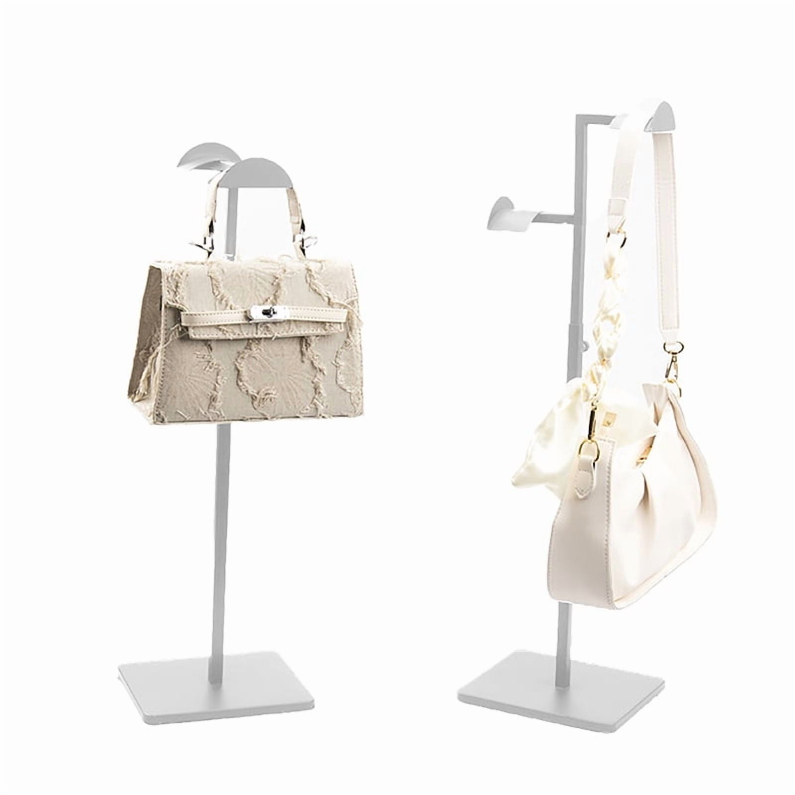 Adjustable Polished Silver Double-Ended Hanging Bag Handbag Display ...